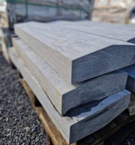 Limestone Apex Wall Caps - Browne Bros Concrete