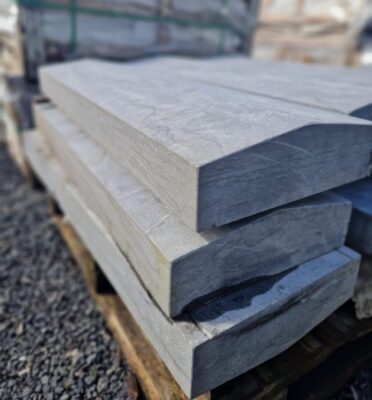 Limestone Apex Wall Caps - Browne Bros Concrete