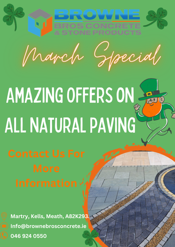 March Special Offers - Brown Bros Concrete